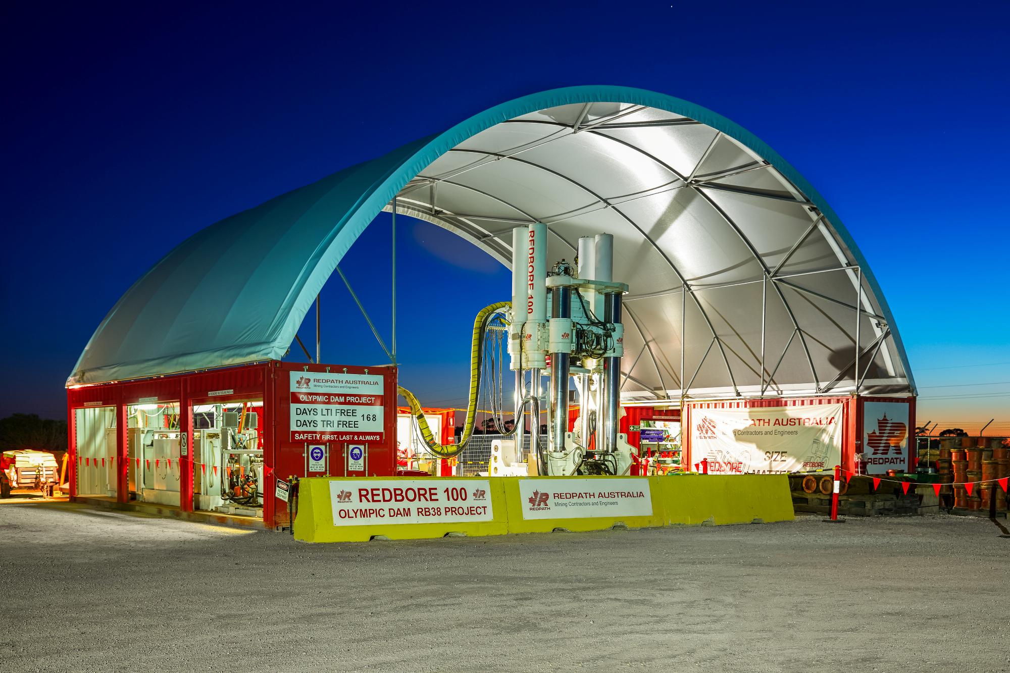 Olympic Dam | Projects | Redpath Raiseboring Limited